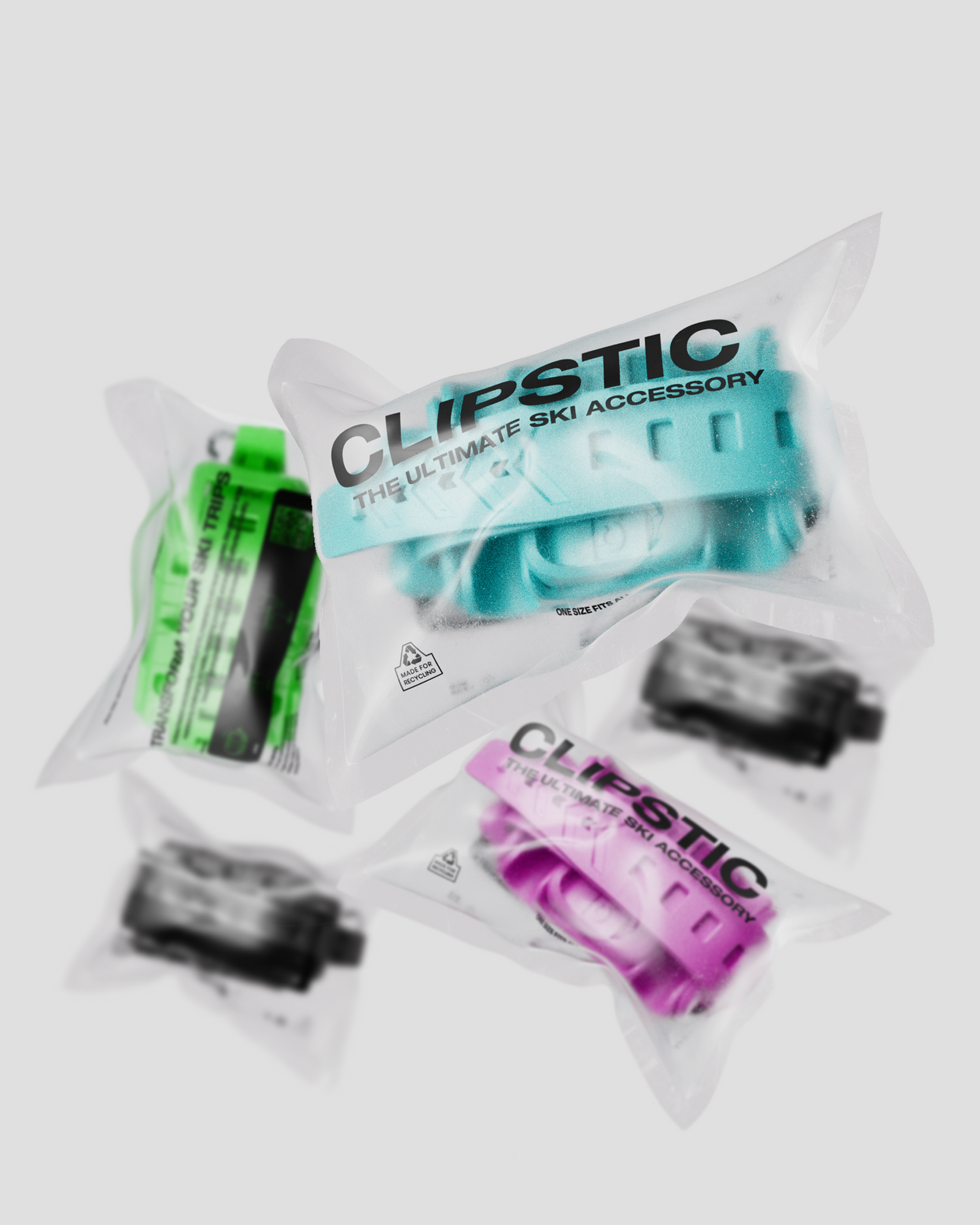 CLIPSTIC | Ski Strap, Ski and Pole Carrier in One