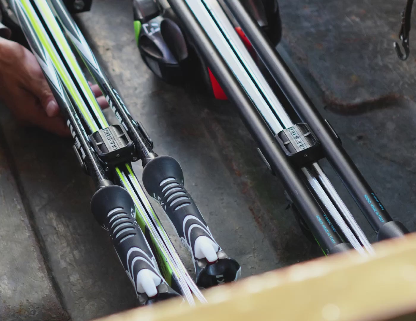 CLIPSTIC | Ski Strap, Ski and Pole Carrier in One
